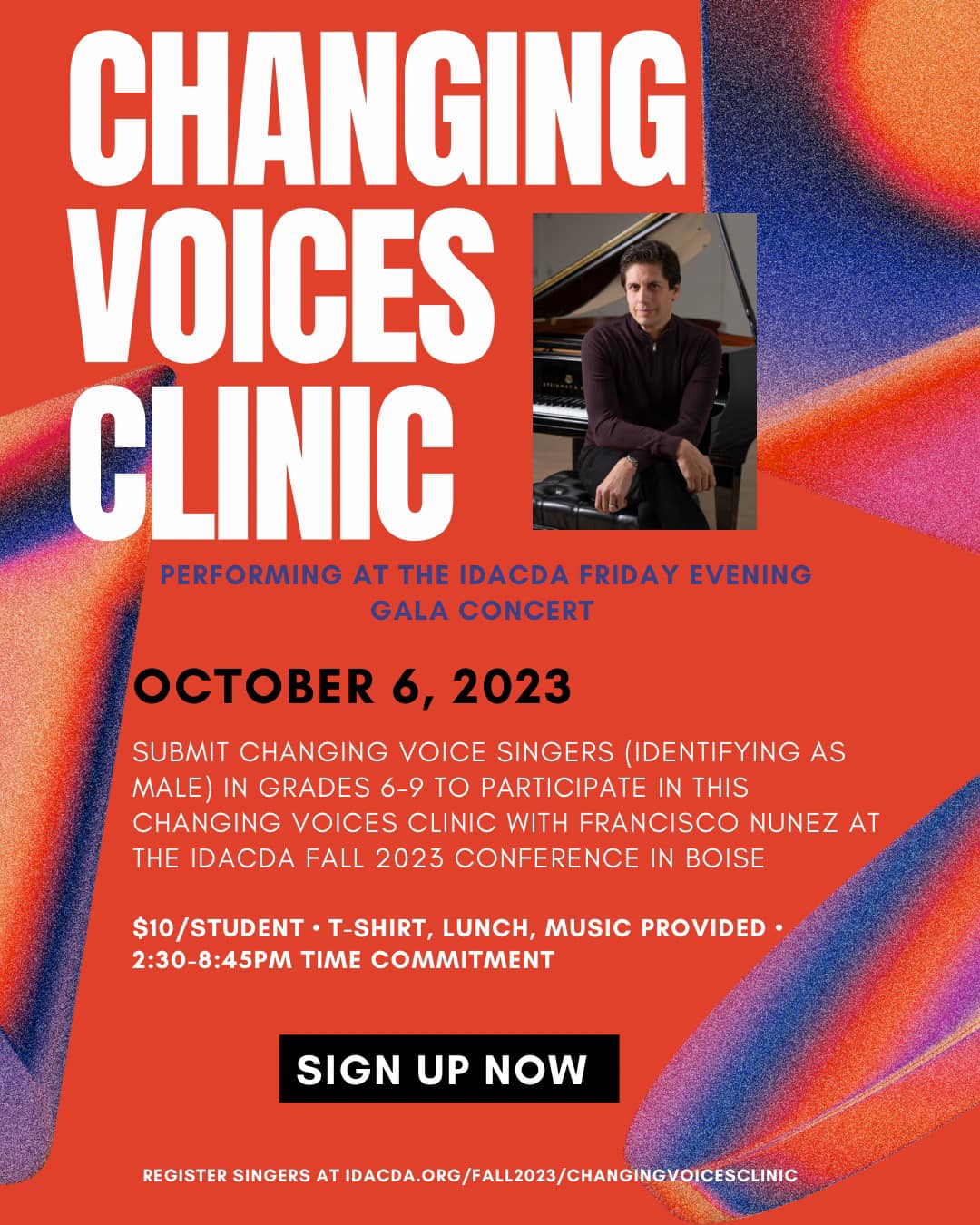 Changing Voices Clinic with Francisco Núñez – IDACDA